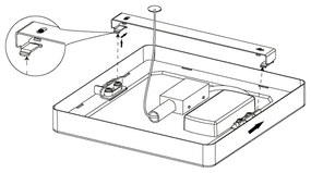Eglo 99241 - LED Stropní svítidlo FUEVA 5 LED/16,5W/230V