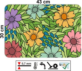 PokojovaDekorace.cz, Prostírání - 767, Květiny, 43x30cm
