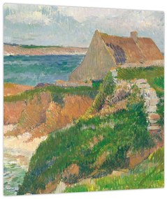 Obraz - Henri Moret, The Island of Raguenez, Brittany, reprodukce (30x30 cm)