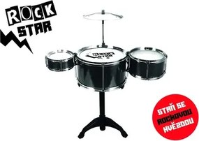 TEDDIES Bicí souprava Rock Star / Plast / 3 bubny + činel / 23 x 22 x