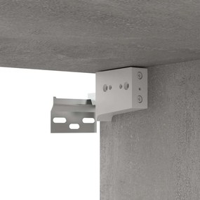 TV skříňky 4 ks betonově šedé 80 x 30 x 30 cm kompozitní dřevo 3079060