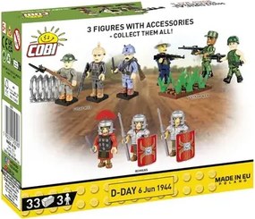 COBI 2058 3 figurky s doplňky D-DAY, 33 k