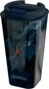 Quokka Vaso Cafe Doble Pared 450ml Dark Stone / Termohrnek / dvojitý p