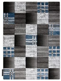 koberec ALTER Siena čtverce mřížka, modrý velikost 120x170 cm | krásné koberce cz