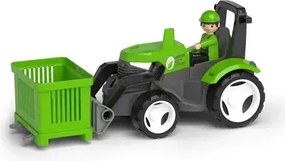EFKO Traktor Igráček MultiGO zelený s vidlemi a paletou / od 3 let