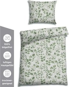 Florella Krepové povlečení Chara Lind s chladivým účinkem Rozměr: 70x90 + 140x200 cm