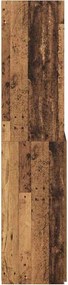 Vysoký bufet Staré dřevo 80 x 42,5 x 185 cm Kompozitní dřevo 3402632