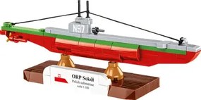 COBI 4863 ORP Sokół Ponorka II WW / Stavebnice / 1:300 / 142 kostek /