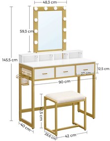 Toaletní stolek Marilyn Compostella