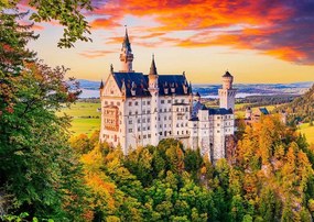 Puzzle enjoy zámek neuschwanstein na podzim, německo 1000 dílků