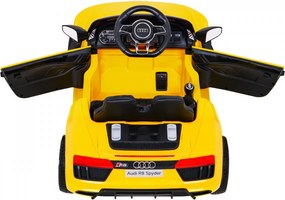 Ramiz Elektrické autíčko Audi R8 pro děti žluté + dálkové ovládání