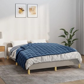 Zátěžová deka modrá 140 x 200 cm 6 kg textil 3154851