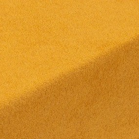 Napínací prostěradlo froté EXCLUSIVE hořčicové 90 x 200 cm