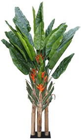 Umělá rostlina - STERLICJA S KVĚTY XL GD4102