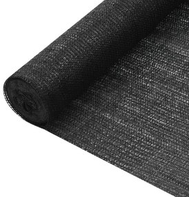 Stínící tkanina černá 2 x 25 m HDPE 75 g/m² 149330