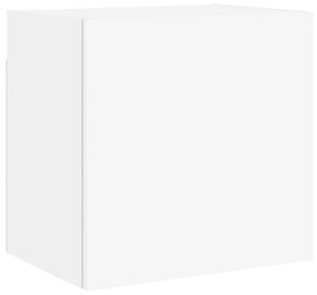 4dílná obývací stěna bílá kompozitní dřevo - Default Title