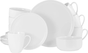 XXXLutz KOMBINOVANÁ SOUPRAVA Scandi Weiss 16dílné Creatable - Online Only nádobí - 007768071001