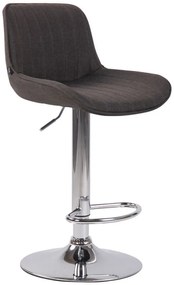 Bhm germany Barová židle Lentini, textil, chrom / tmavě šedá