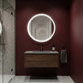 Tutumi Zrcadlo ⌀60 cm s vyhříváním a regulovatelným LED osvětlením HOM-00203