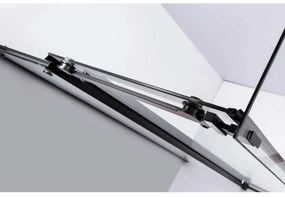 BPS-koupelny Obdélníkový sprchový kout HYD-OK14C 120x90 černá/transparent - bez vaničky