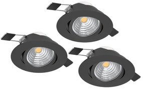 Eglo 900747 - SADA 3x LED Stmívatelné podhledové svítidlo SALICETO LED/6W/230V