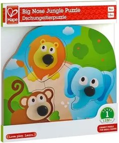 Hape Puzzle s úchytkami - Divočina / od 1 let