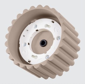 Taupe kovové bodové svítidlo ø 10 cm Zora – Sollux