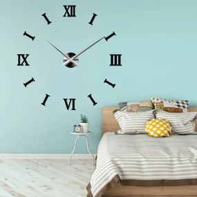 Designové nástěnné hodiny do obývacího pokoje – Římská čísla | SENTOP 12S037