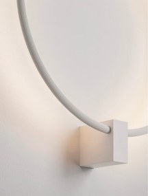 Matně bílé hliníkové LED stmívatelné nástěnné svítidlo Cercio – Nova Luce