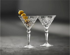 Křišťálové skleničky v sadě 4 ks na koktejly 210 ml Melodia – Lyngby Glas