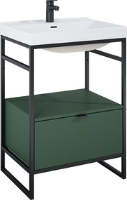 Elita Indus, SZAFKA INDUS 60 1S FOREST GREEN MATT DO STELAŻE, ELT-168749