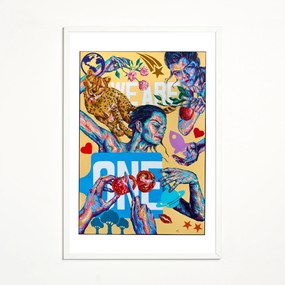 Ondřej Mio Michálek | We Are One Rám: Černý, Velikost: 30 x 20 cm