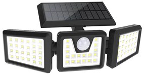 3 panelové solární svítidlo s otočným pólem