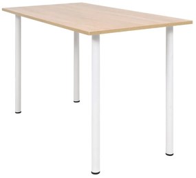 Jídelní stůl 120 x 60 x 73 cm dub a bílý 245728