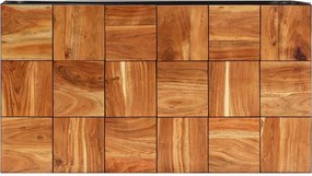 Konferenční stolek 110 x 60 x 40 cm masivní akácie a ocel 246678