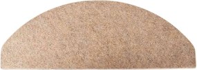 Samolepicí nášlapy na schody 20 ks béžové 65x22,5x3,5 cm 3365896