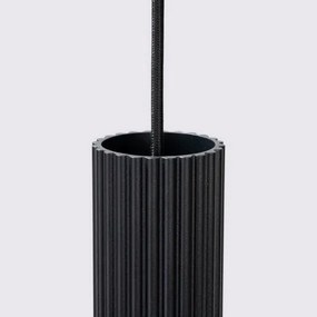 Závěsné svítidlo SOLLUX KARBON 3P černá GU10 3x10W bez žárovek SL.1576