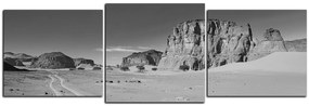 Obraz na plátně - Silnice v poušti - panoráma 5129QD (120x40 cm)