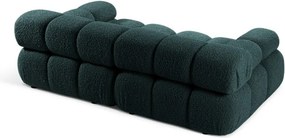 Modulární pohovka z textilie bouclé v petrolejové barvě 188 cm Bellis – Micadoni