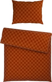 XXXLutz POVLEČENÍ satén oranžová 140/200 cm Ambia Home - Povlečení - 004443009303
