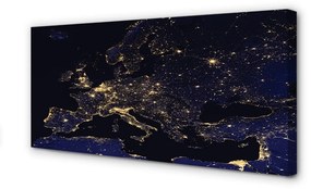 Obrazy na plátně sky mapa světle 140x70 cm