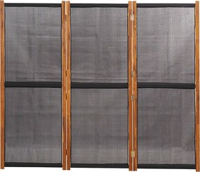 vidaXL 3dílný paraván 210 x 180 cm [319179] Barva: Černá