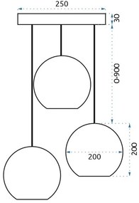 TooLight Stropní svítidlo Odessa 180978A