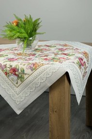 UBRUS SRE 100X100 CM VZOROVANÝ