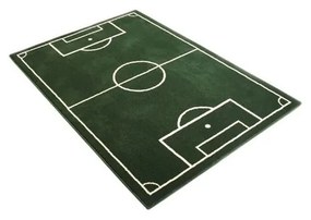 Dětský zelený koberec Hanse Home Football Field, 120 x 170 cm