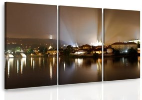 Třídílný obraz Praha Velikost (šířka x výška): 90x60 cm