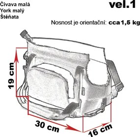 Iridog Cestovní taška pro psy