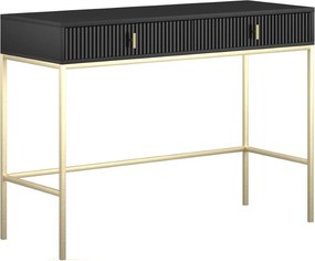 Toaletní stolek Maggiore 104 cm černý/zlatý