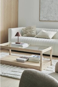 Konferenční stolek se skleněnou deskou v přírodní barvě 60x120 cm Class – Ellos Home
