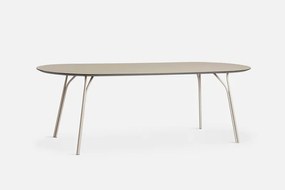 Jídelní stůl "Tree", 220 cm, 3 varianty - Woud Varianta: krémově hnědá, krémově hnědé nohy